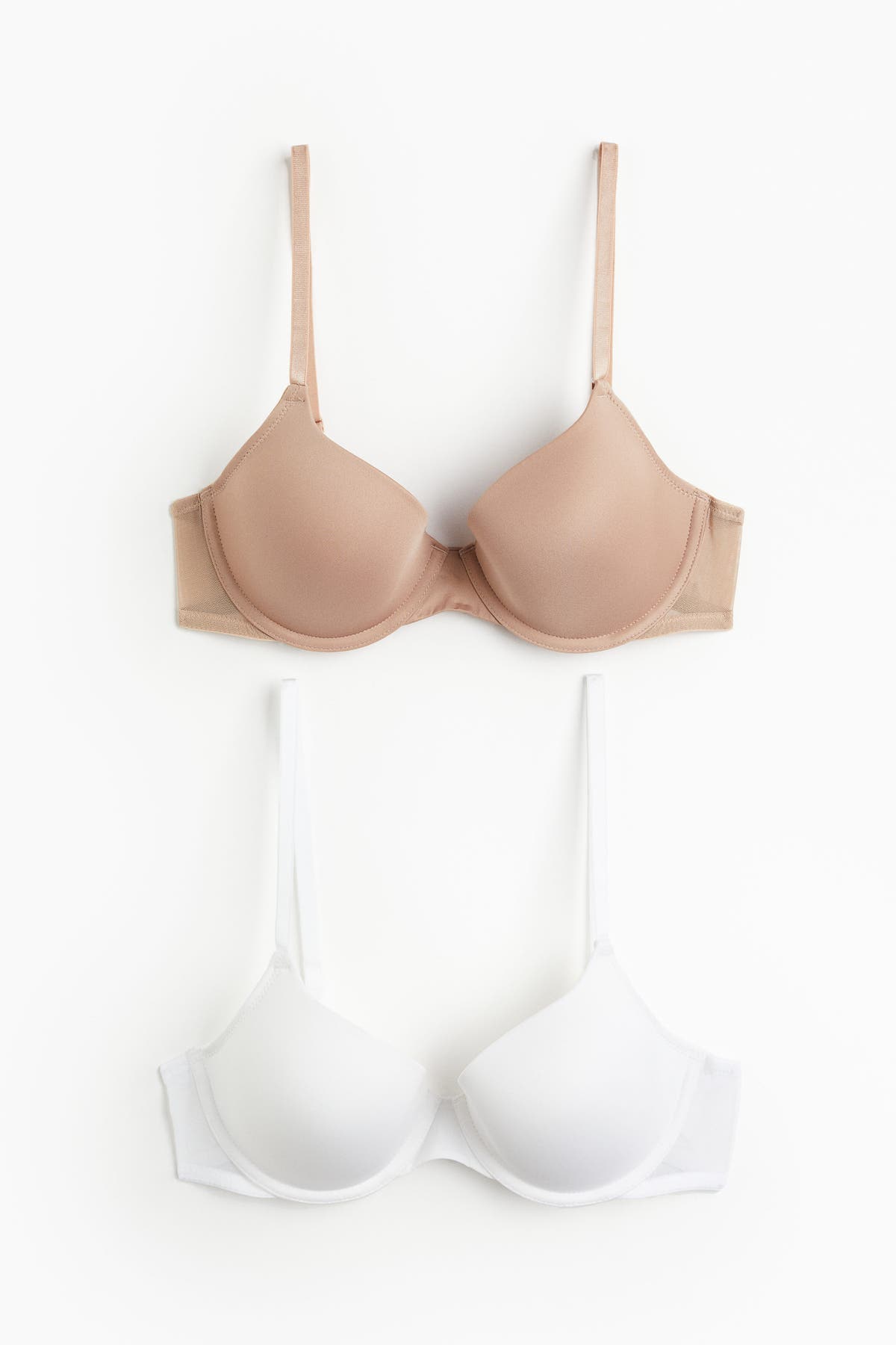 2-pack Padded Underwired Bras | H&M Qatar